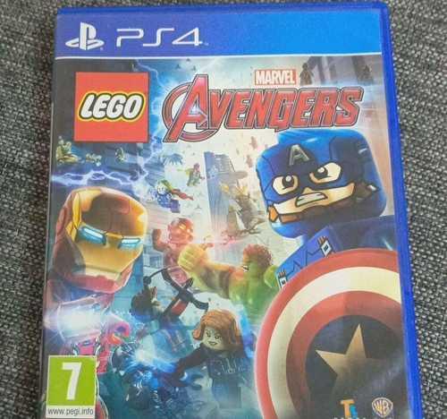 Диски на ps4 lego марвел Avengers