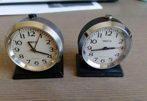 Часы будильник сувенирные Ракета СССР