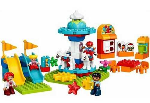 Lego duplo семейный парк аттракционов 10841