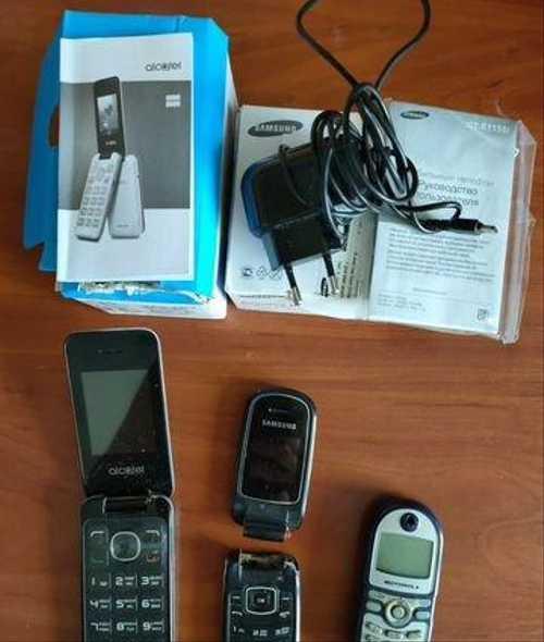 Мобильные телефоны (Motorola, Samsung, Alcatel)