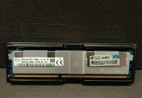 Hynix 32 гб PC3-14900 DDR3-1866 мгц HPE