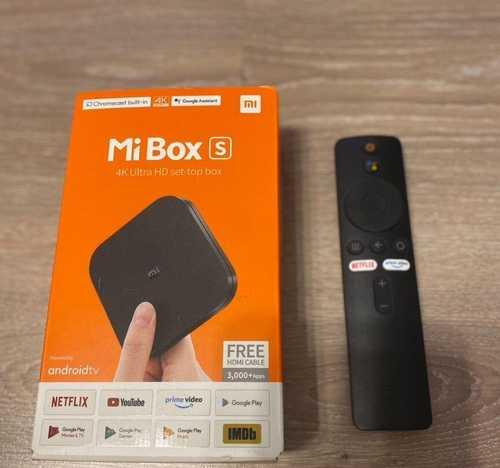 SMART tv приставка xiaomi mi box s