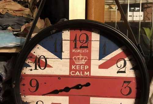 Часы настенные интерьерные британский флаг