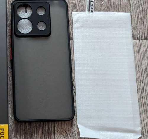 Бампер и стекло на xiaomi poco X6
