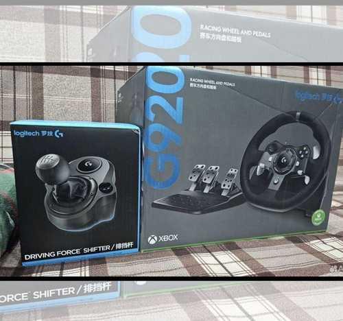 Игровой руль logitech g920   shifter