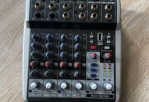 Микшерный пульт behringer xenyx QX602