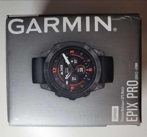 Garmin epix 2 pro Sapphire Titanium 47mm