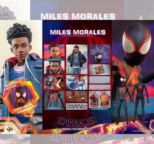 Hot Toys MMS710 Spider Man Miles Morales Майлз