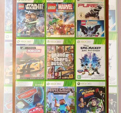 Игры на Xbox 360 : GTA5, Lego, Minecraft