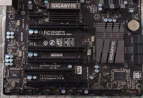 Материнская плата gigabyte ga-990fxa