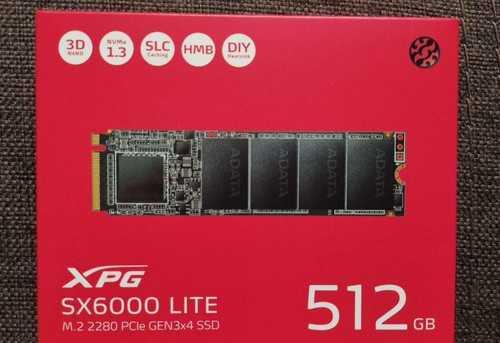 SSD Adata XPG 512 Gb SX6000 Lite