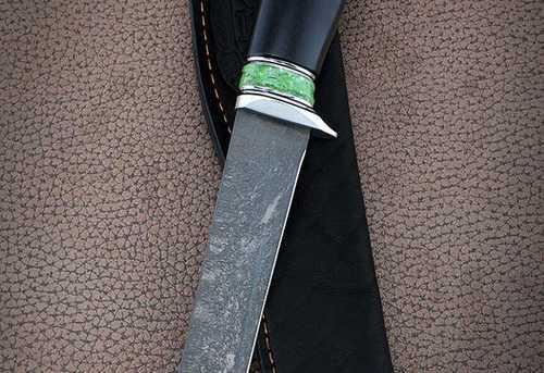 Нож Касатка средний филейный Х12мф черный граб акр