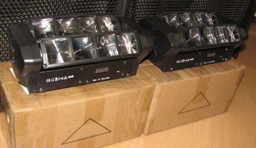 Светомузыка Spider 2шт LED Rgbw 80W Mic DMX Strob