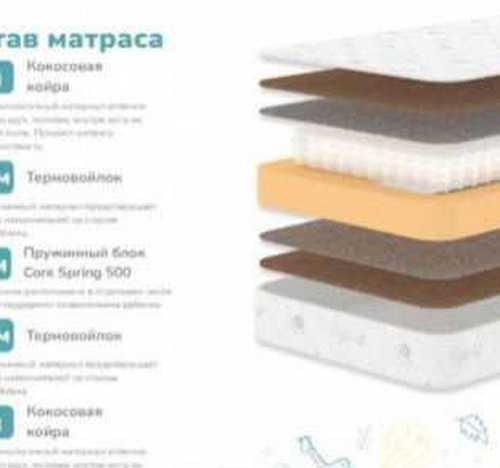 Матрас Sleeptek Lux Latex Cocos 90х190