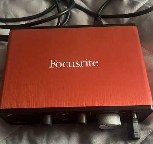 Звуковая карта focusrite scarlett solo 2