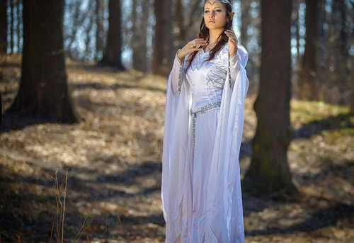 Прокат Средневековое эльфийское платье berkanar