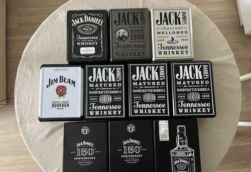 Коробки jack daniels и jim beam