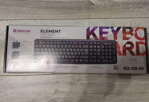 Клавиатура defender element hb 520 новая