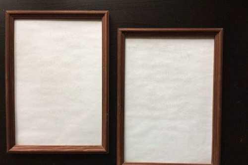 Рамки деревянные со стеклом, формат А4