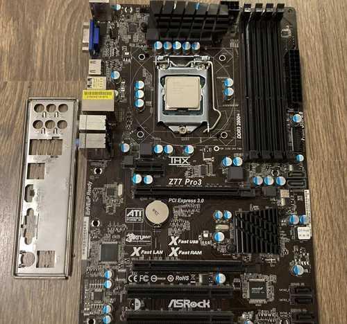 Материнская плата asrock z77 1155