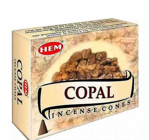 Благовоние конусы Копал хэм HEM Copal Cones 28g