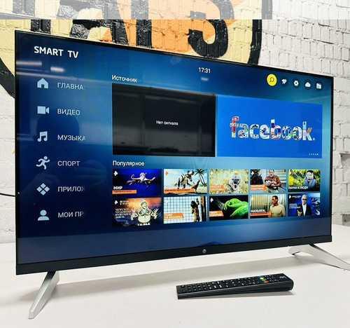 Большой наисвежайший Hi 82см SMART TV Full HD