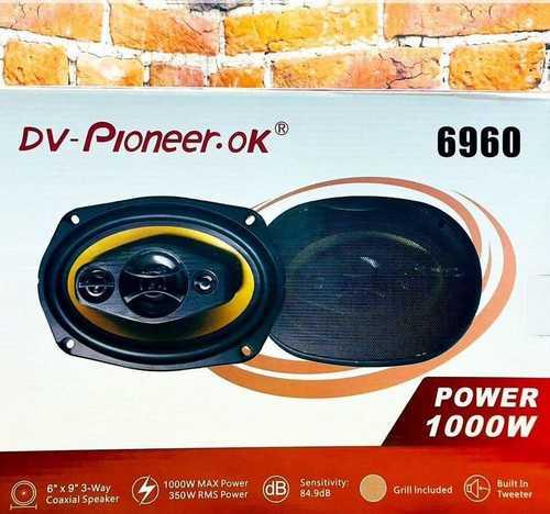 Автомобильные колонки Pioneer 6960 1000W 6x9 разме