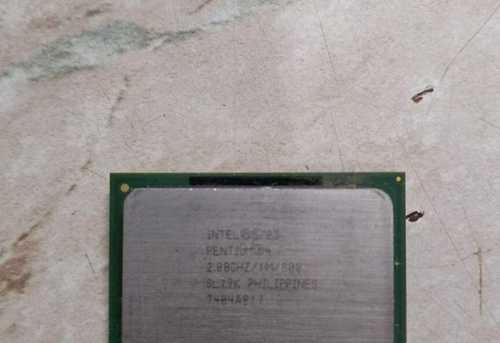 Процессор intel pentium 4 2.88GHZ/1M 802