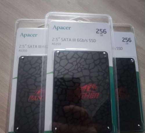 SSD диски Apacer 256GB, новые, не распечатаны
