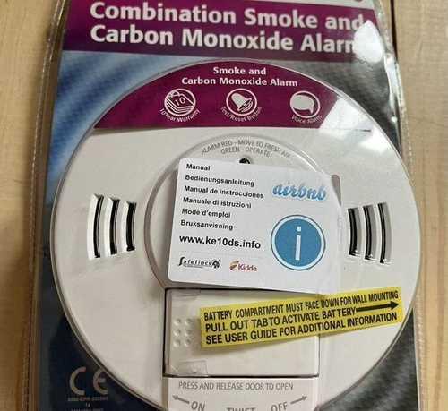 Детектор сигнализатор дыма и угарного газа kidde