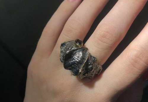 Серебряное кольцо с позолотой Beavers