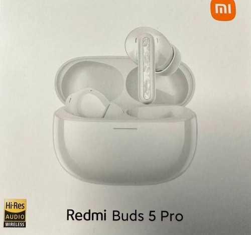 Xiaomi Беспроводные Redmi Buds 5 Pro-Moonlight Whi