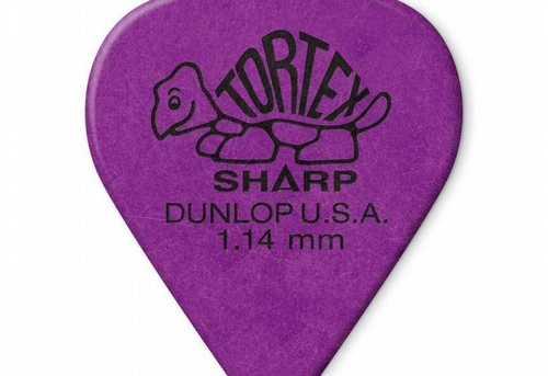 Медиаторы Dunlop Tortex Sharp, 1,14мм, 412P1.14