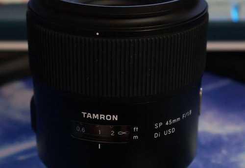 Объектив Tamron SP 45mm F/1.8 (Sony A байонет)