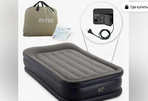 Надувная кровать новая Intex Fiesta с насосом 220В