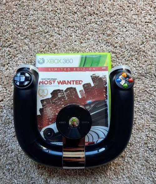Игровой руль + игра (лицензия) для Xbox 360