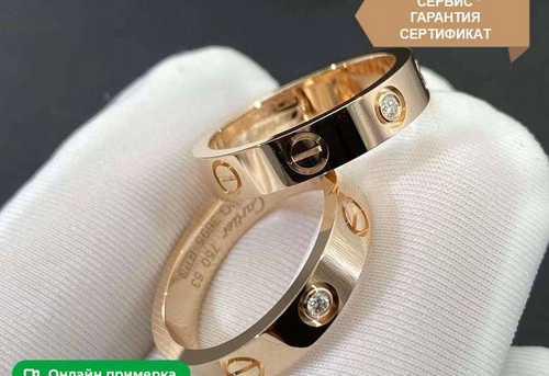 Обручальное кольцо Cartier Love 0,02ct