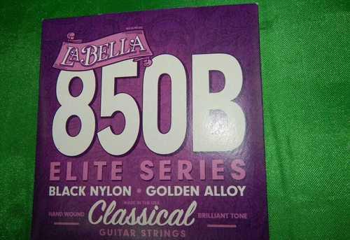 Струны La Bella 850B черный нейлон