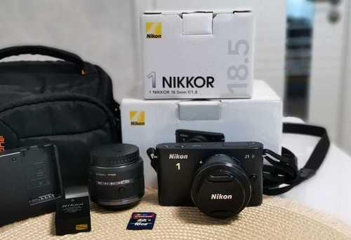 Nikon 1 j1 c объективами 10-30, 18.5mm f/1.8
