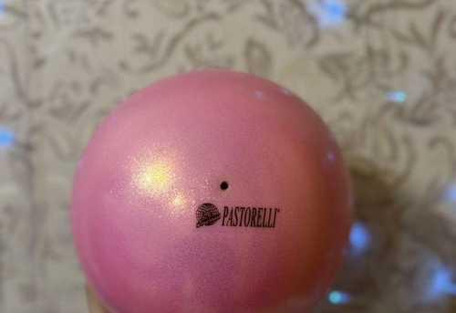 Мяч pastorelli glitter HV FIG 18,5см Rosa Baby