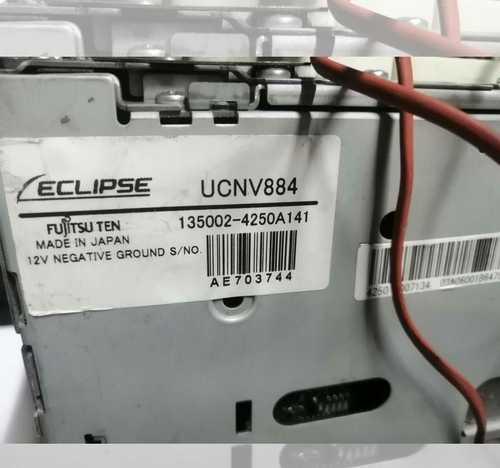 Eclipse usnv884 автомагнитола Япония Fujitsu 2din