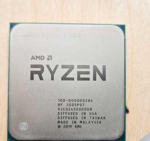 Процессор amd AM4 ryzen 3 3100