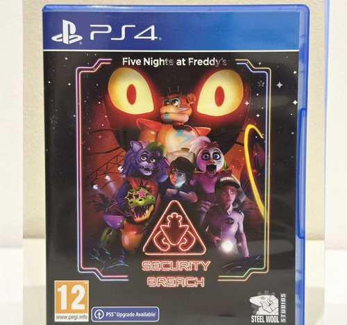 Five nights AT freddy ps4 диск бу