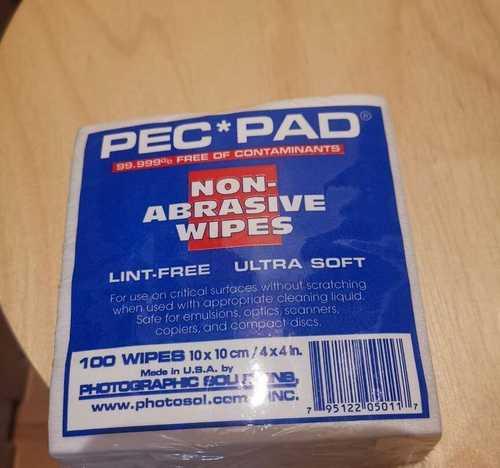 Безворсовые салфетки Pec Pad