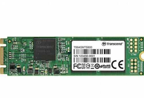 Диск SSD Transcend MTS800S M.2 2280 64GB SATA III