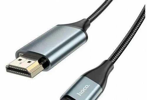 Кабель Hoco hdmi/Lightning UA15, 2 м, 1 шт, черный