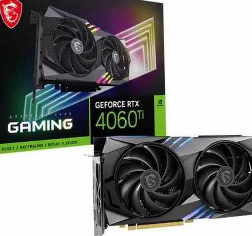 Видеокарта MSI GeForce RTX 4060 Ti gaming 8 гб