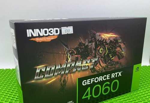Новая Видеокарта inno3D GeForce RTX 4060 X3 OC