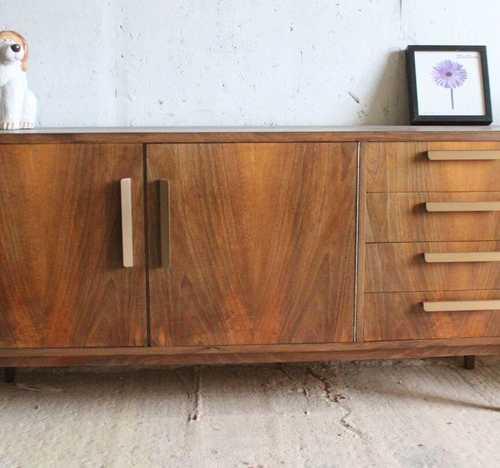 Тумба хайборд орех Румыния редизайн mid century