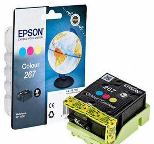 Картридж Epson C13T26704010 цветной, № 267 оригина